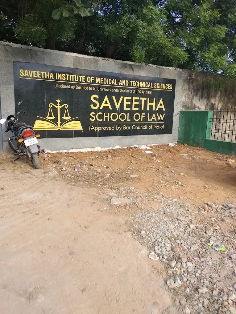 Saveetha School of Law | Lentlo